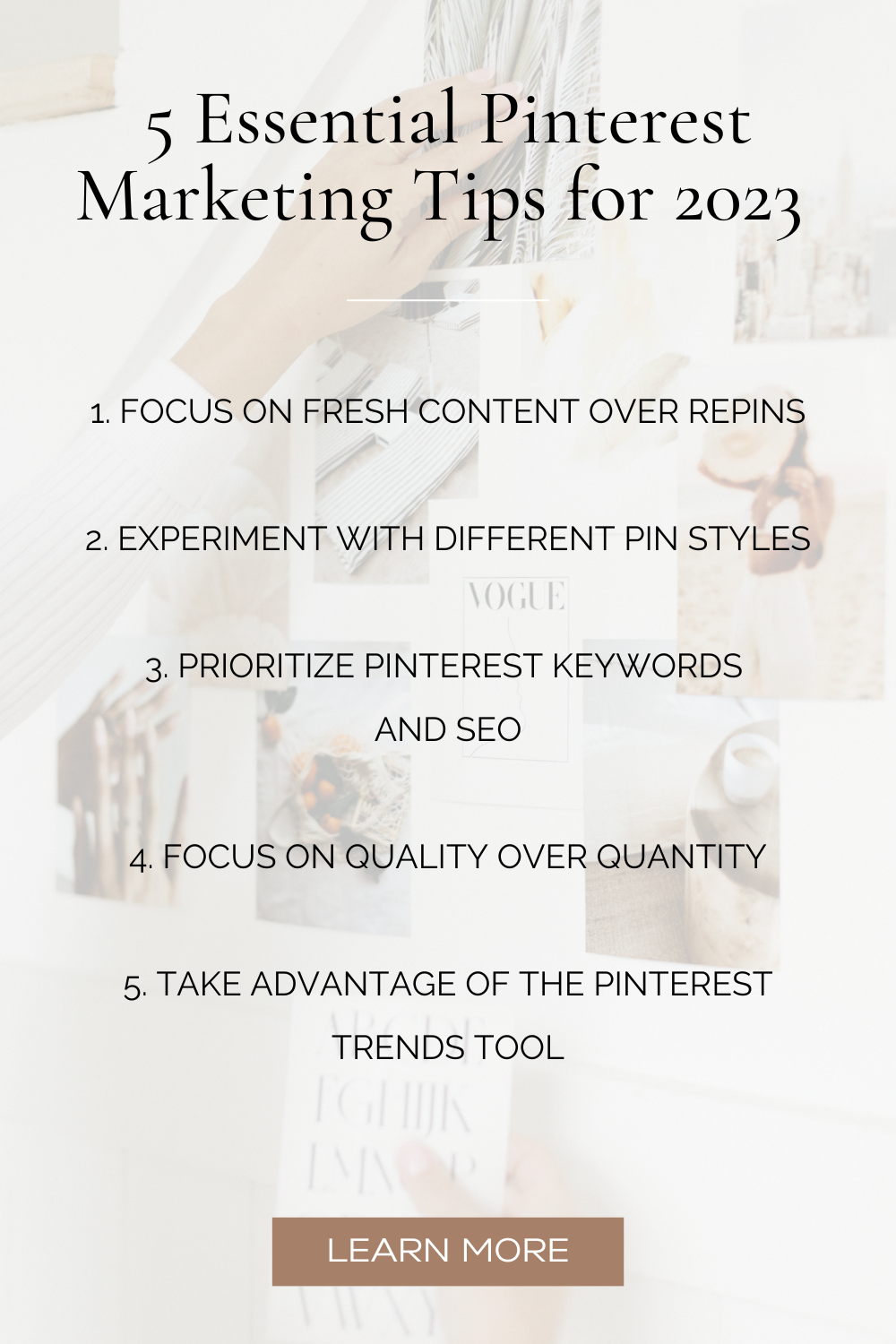 5 Essential Pinterest Marketing Tips for 2023 - khsocials.com