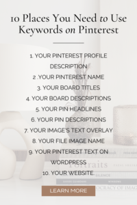 10 Places You Need to Be Using Keywords on Pinterest - khsocials.com