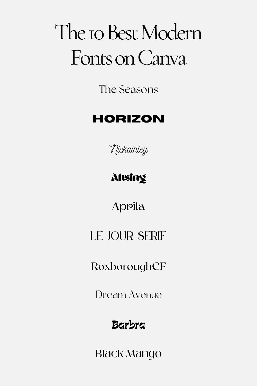 10 Best FREE Canva Fonts for Modern Brands - khsocials.com